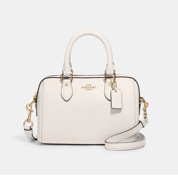Coach | Bags | Coach Mini Rowan Crossbody Bag In Chalk | Poshmark